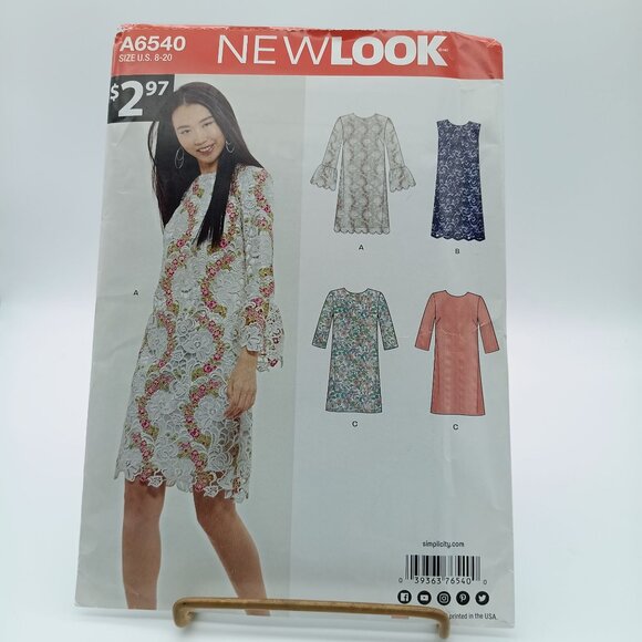 Simplicity | Office | Uncut Sewing Pattern New Look 654 Misses 208 ...
